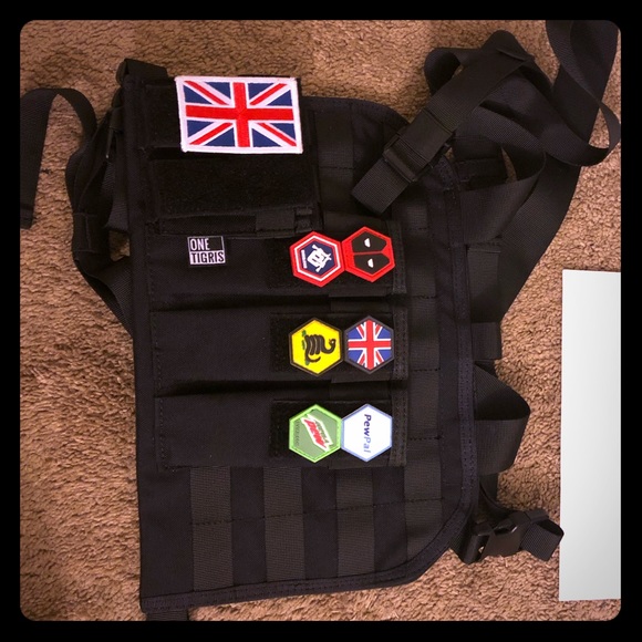 Other | Airsoft Chest Rig With Patches | Poshmark